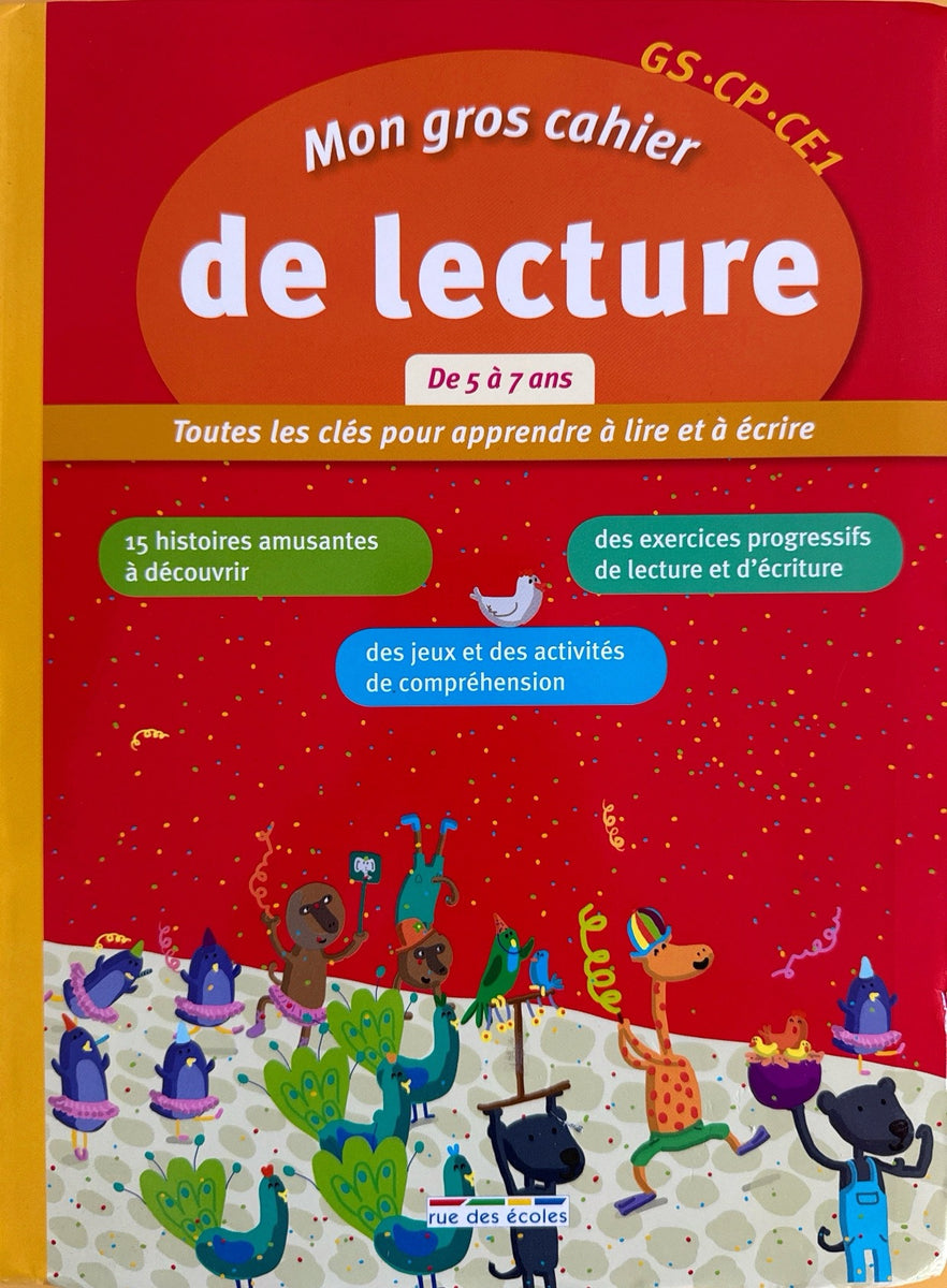 Mon gros cahier de lecture Gs - cp - ce1 - Book in French – My French ...